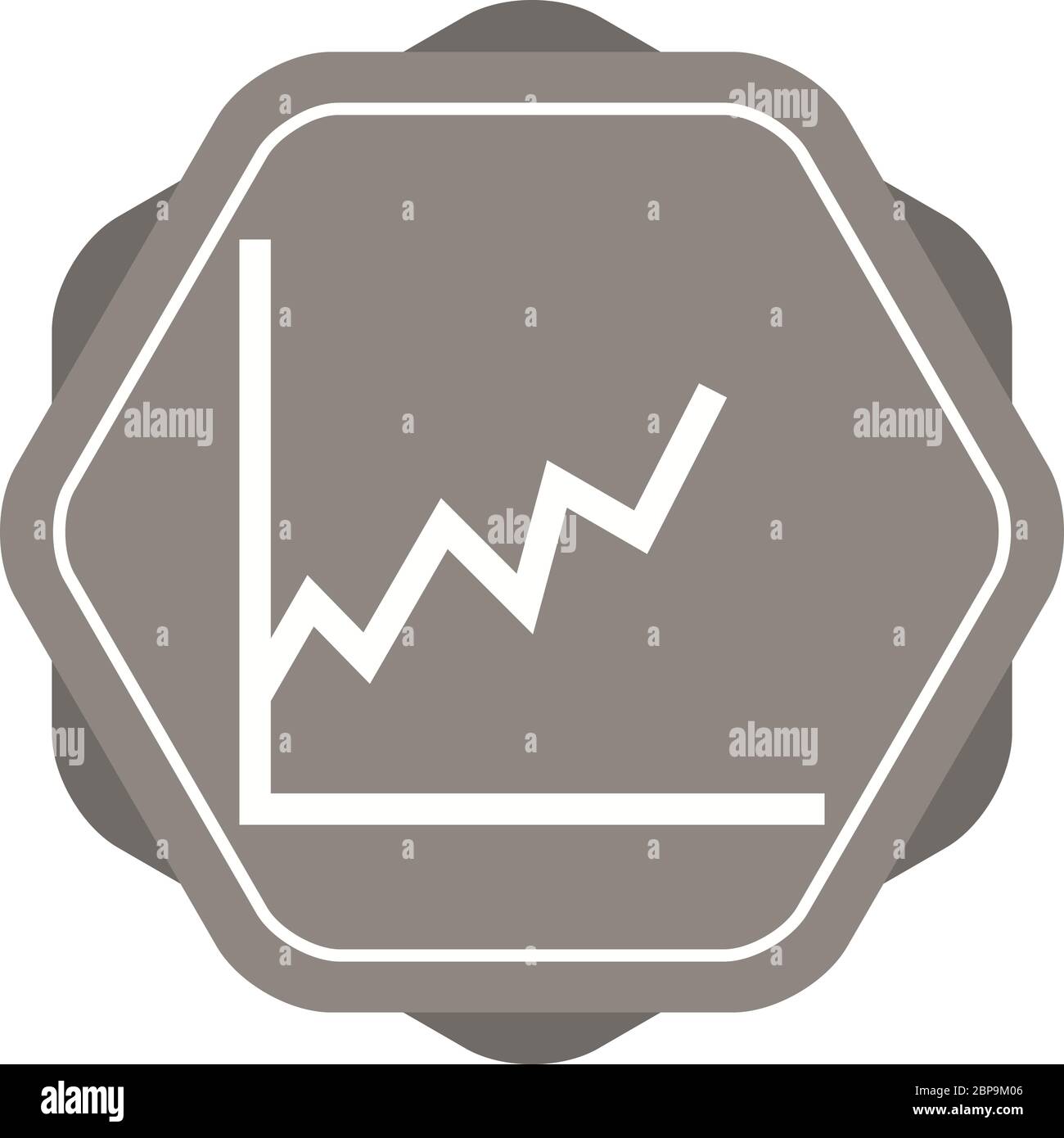 Beautiful Graph Glyph Vector Icon Stock Vector Image & Art - Alamy