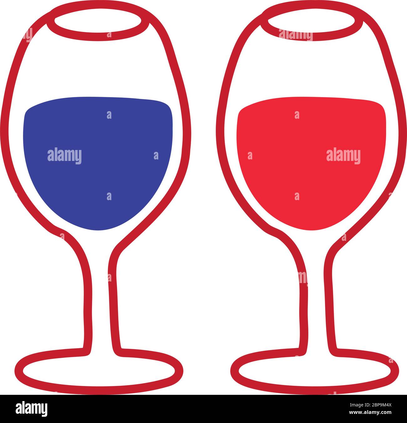 wine cups hand draw style icon Stock Vector Image & Art - Alamy