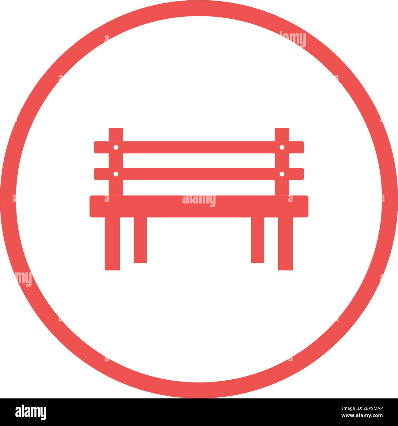 Iconic bench Stock Vector Images - Alamy