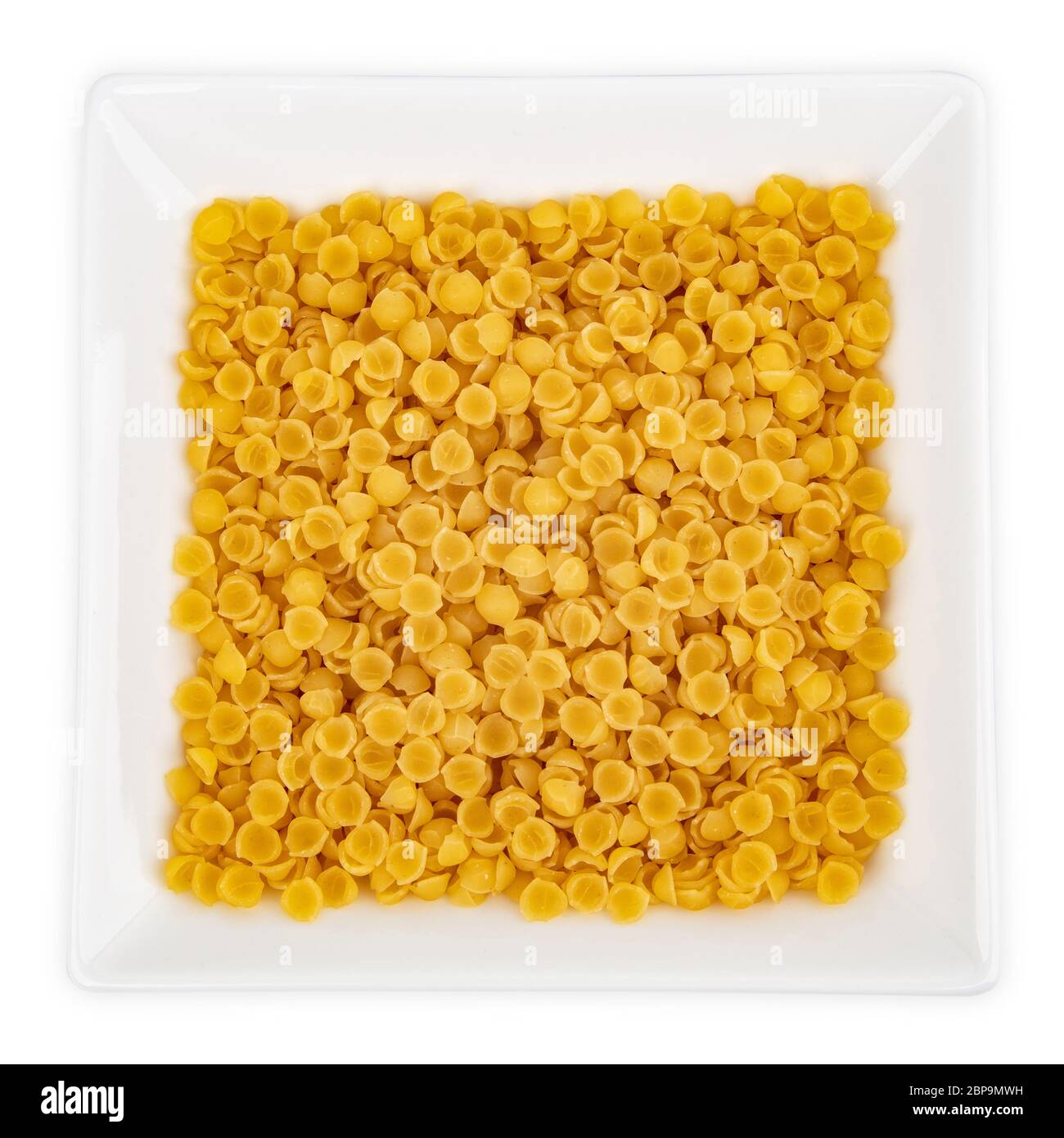 Shell Soup noodles in bowl isolated on white background Stock Photo - Alamy