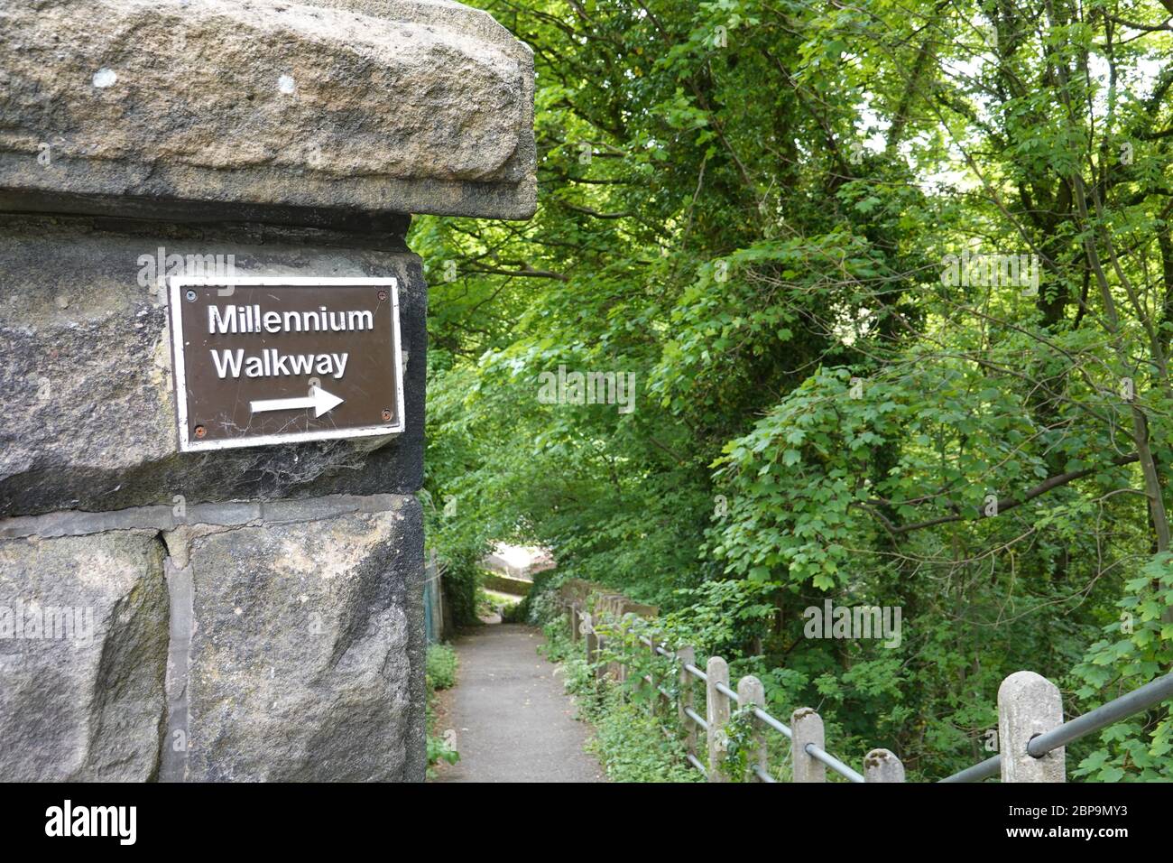 Millennium walkway derbyshire hi-res stock photography and images - Alamy