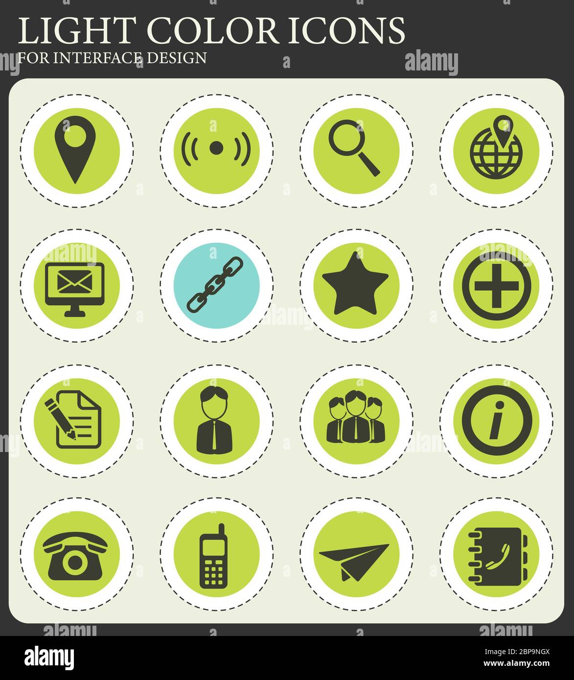 Contacts simply symbol for web icons and user interface Stock Photo - Alamy