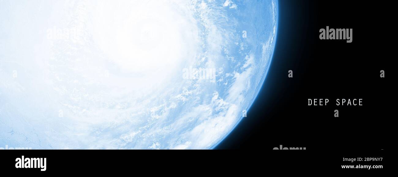 Celestial Art, Earth Planet in Deep Space Showing the Beauty of Space ...