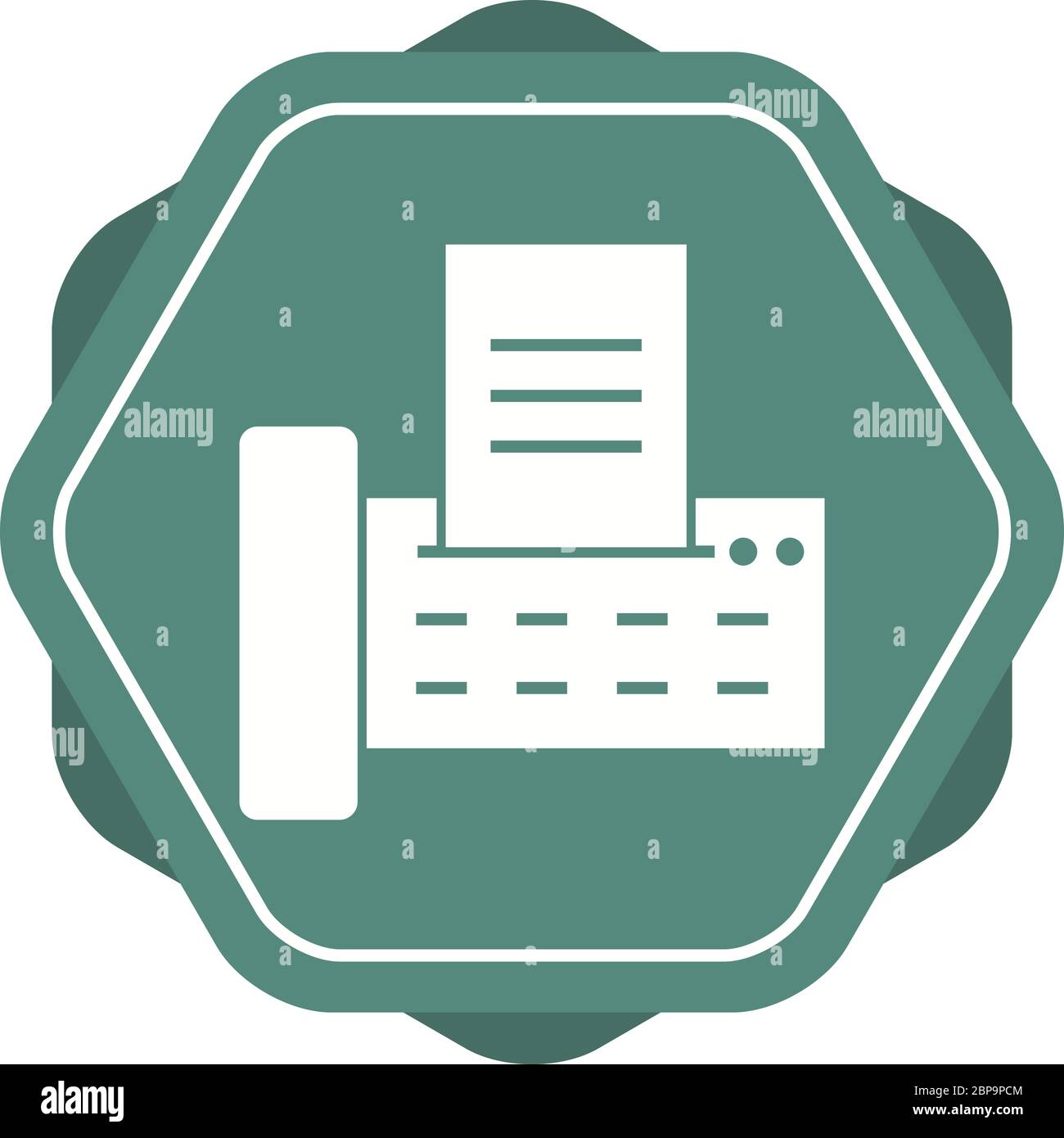 Beautiful Fax Glyph Vector Icon Stock Vector Image & Art - Alamy