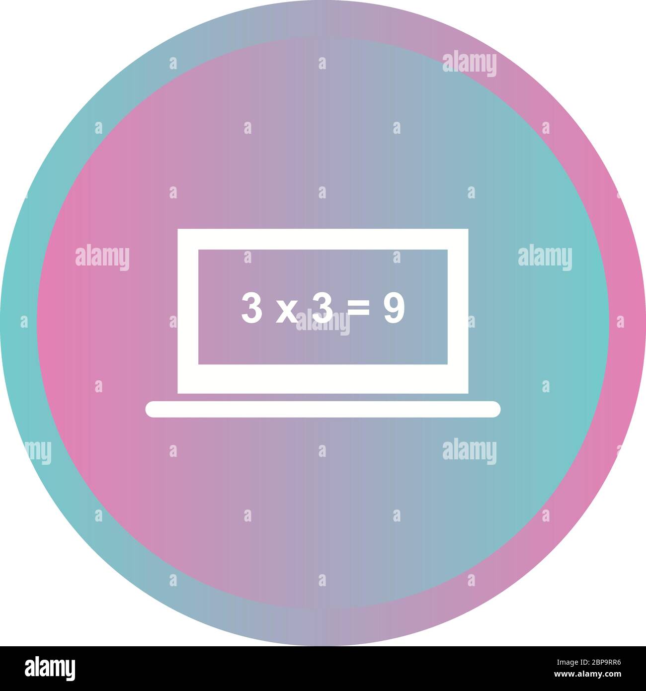 Beautiful Online Calculation Glyph Vector Icon Stock Vector Image & Art ...