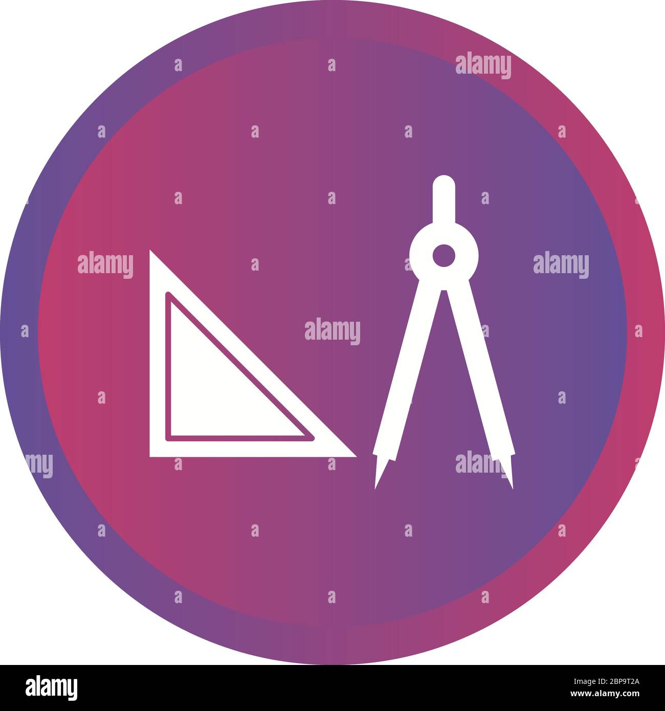 Beautiful Geometry Tools Glyph Vector Icon Stock Vector Image & Art - Alamy