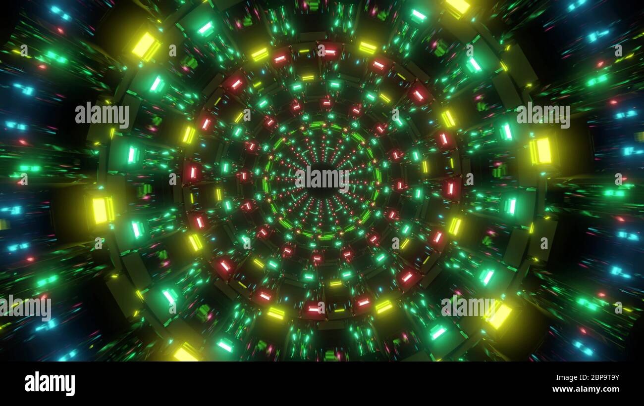 round shaped lights with nice glow design work background, abstract ...