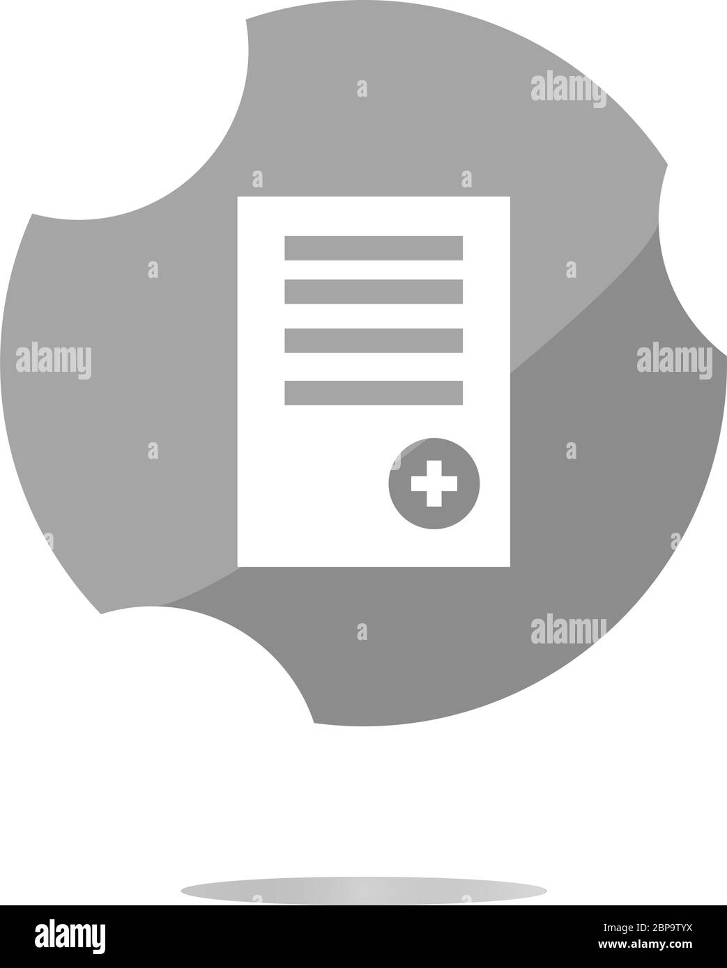 Text file sign icon. Add File document symbol. Modern UI website Stock ...