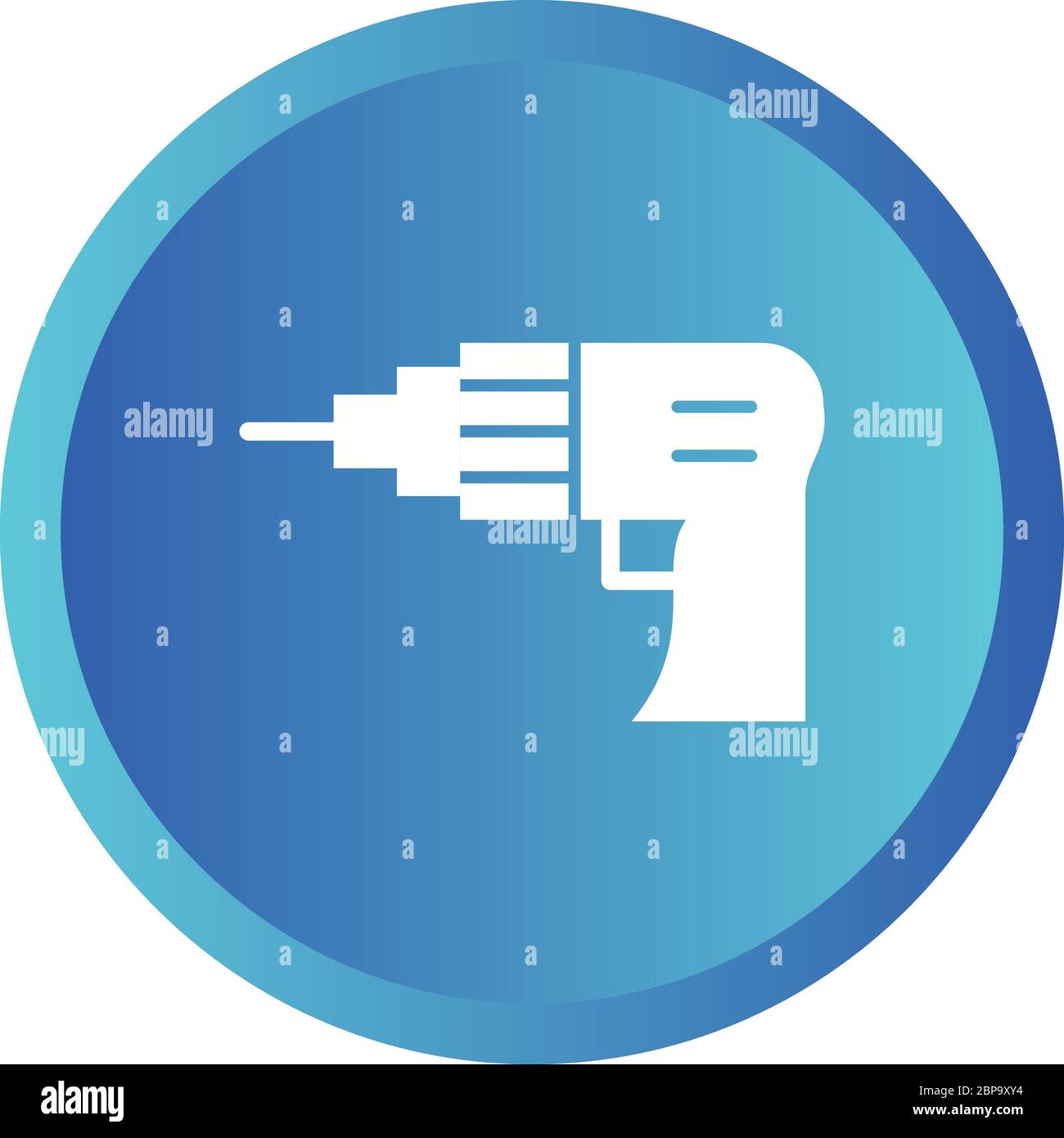 Beautiful Drill Machine Glyph Vector Icon Stock Vector Image & Art - Alamy