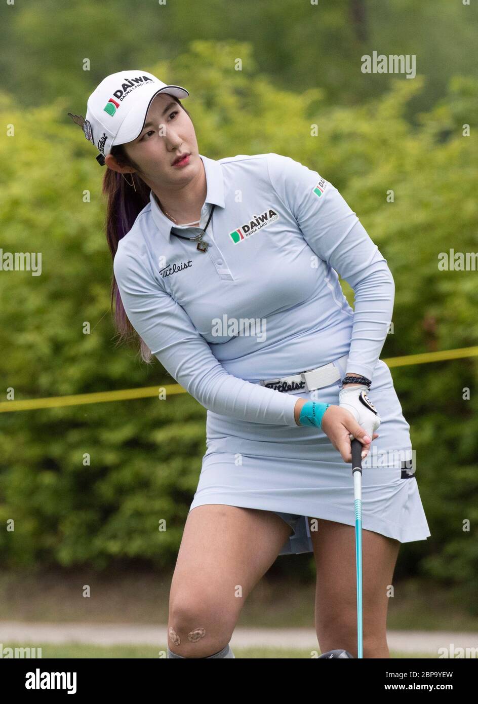 Yangju, South Korea. 17th May, 2020. South Korean JLPGA player Bae Seon ...
