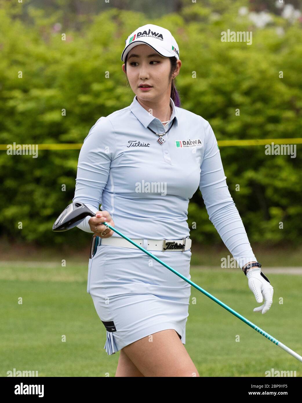 Yangju, South Korea. 17th May, 2020. South Korean JLPGA player Bae Seon ...