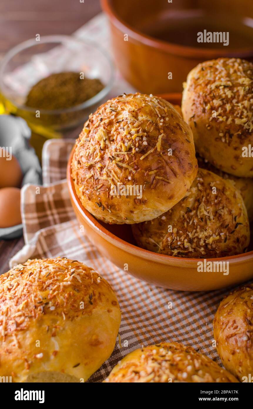 Homemade cheese buns, fast and crispy buns Stock Photo - Alamy
