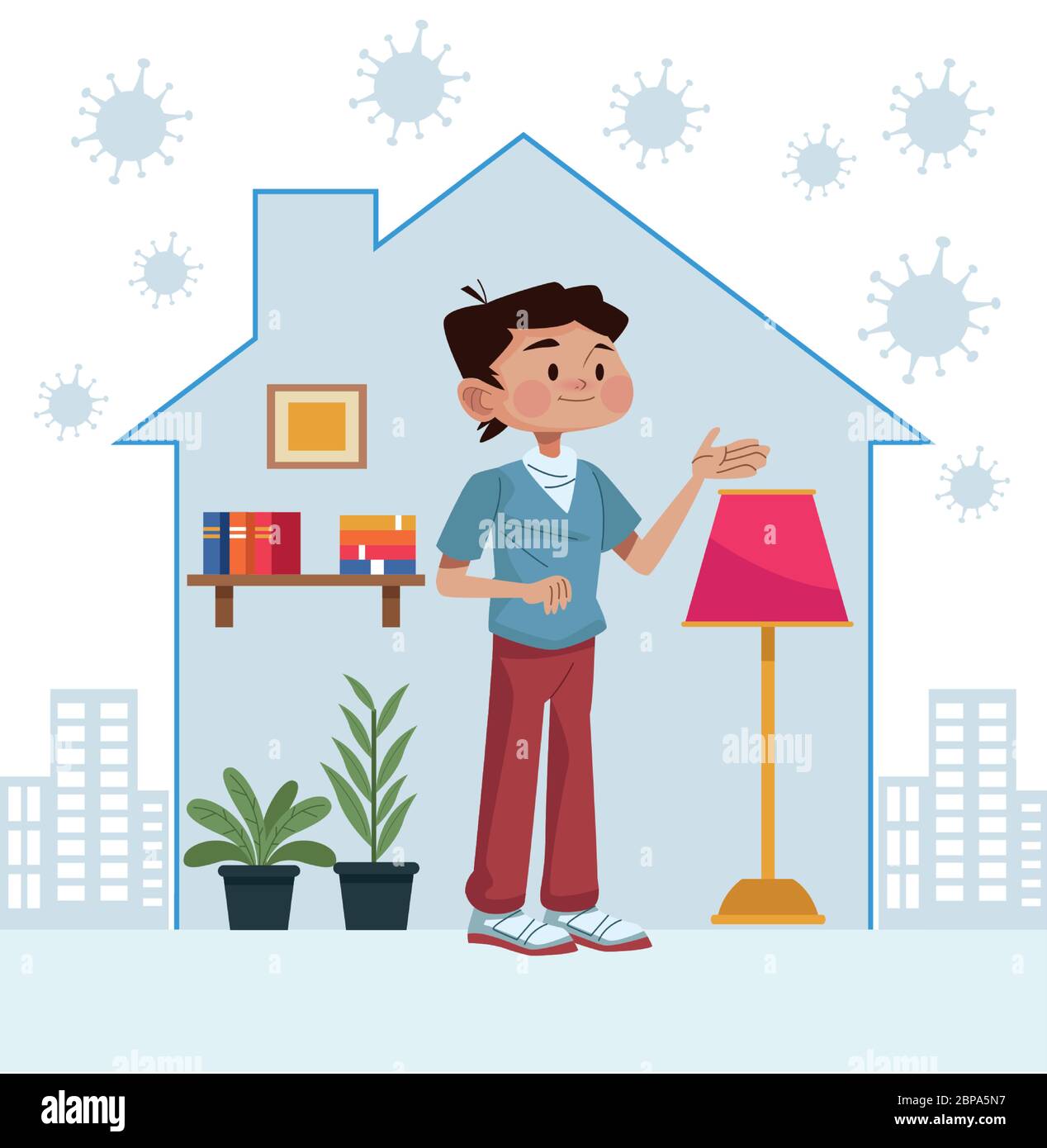 House Isolation Inside Cut Out Stock Images & Pictures - Alamy