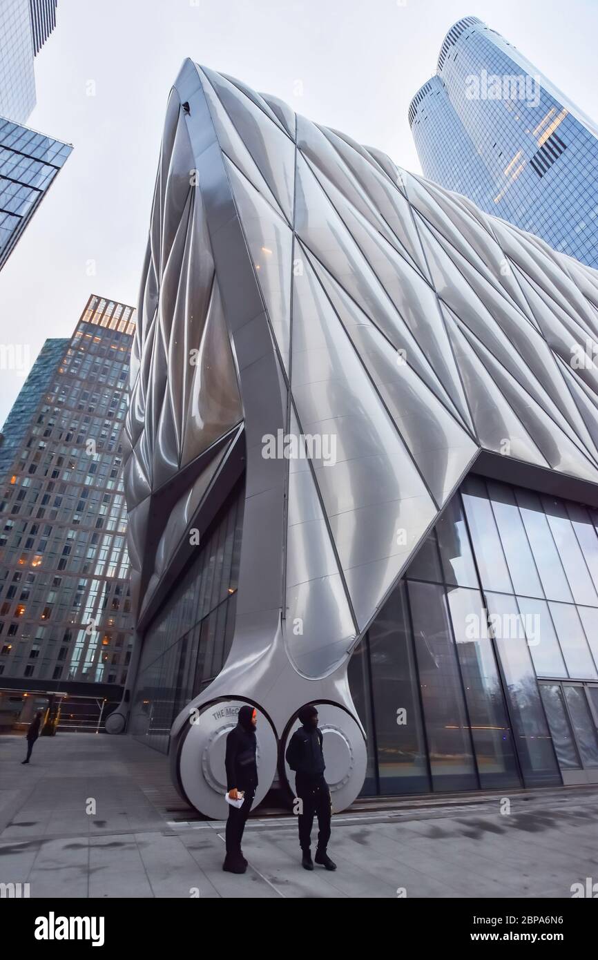 New York City, NY, USA - December 4 , 2019. The Shed, a performing arts ...