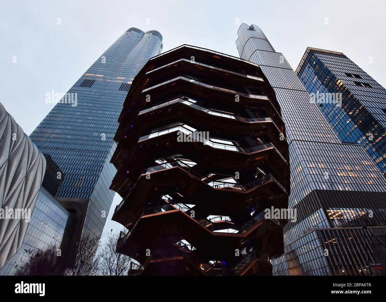 New York City, NY, USA - December 4 , 2019. The Vessel, structure and ...