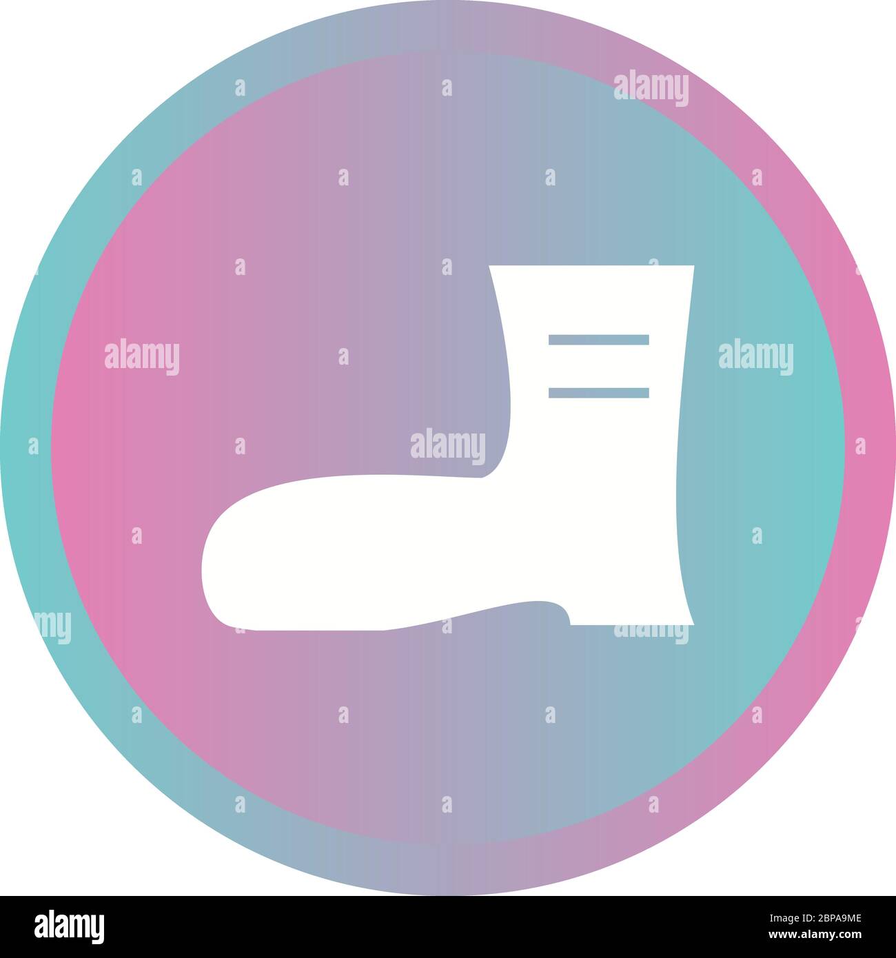 Beautiful Long Boot Glyph Vector Icon Stock Vector Image & Art - Alamy