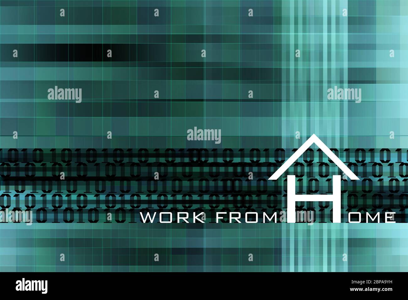 Work from home background. WFH lifestyle depends on digital technology ...