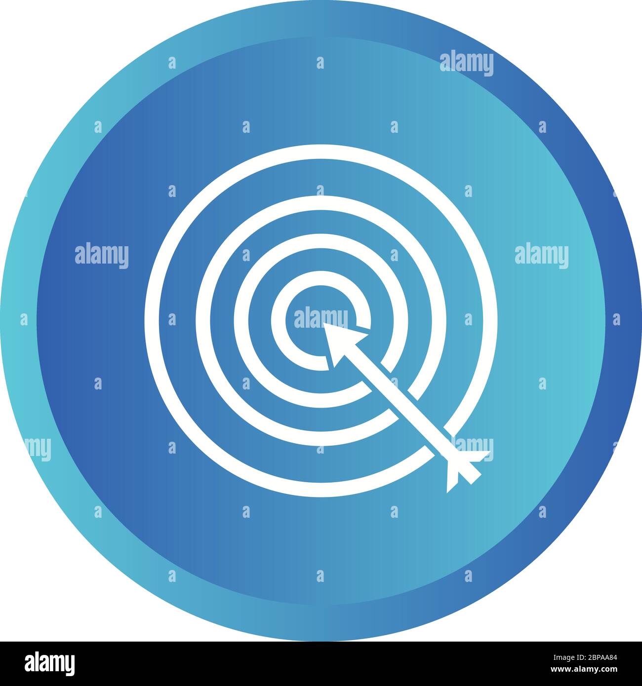 Beautiful Target Glyph Vector Icon Stock Vector Image & Art - Alamy