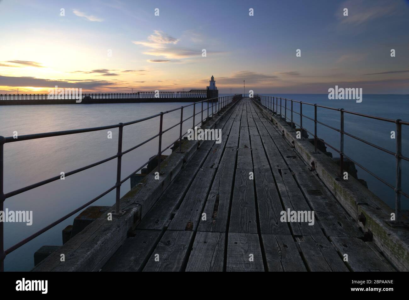Blyth pier hi-res stock photography and images - Alamy