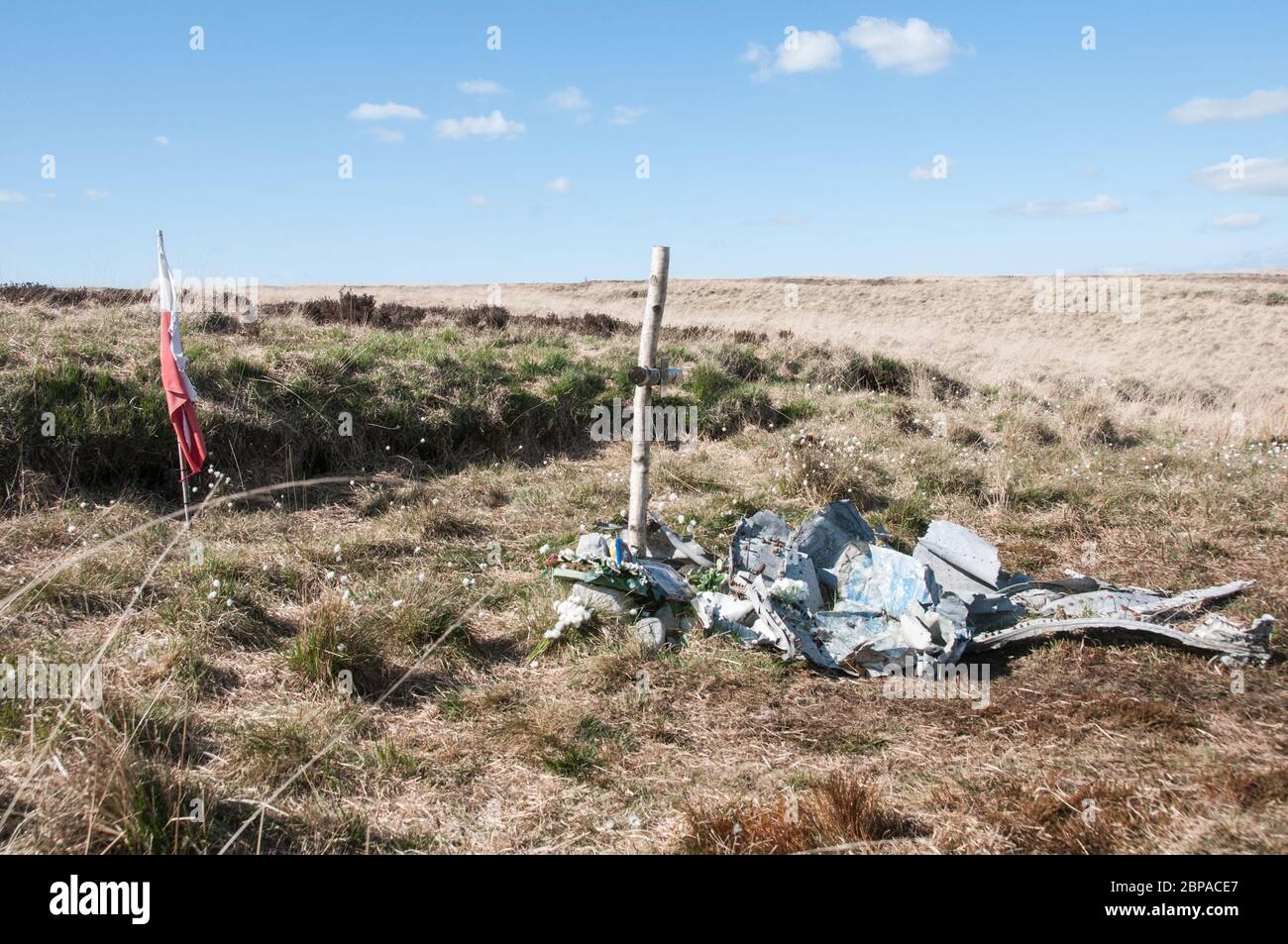 Around the UK - WW2 Crash Site - Pilot, Herbert Noga Stock Photo - Alamy