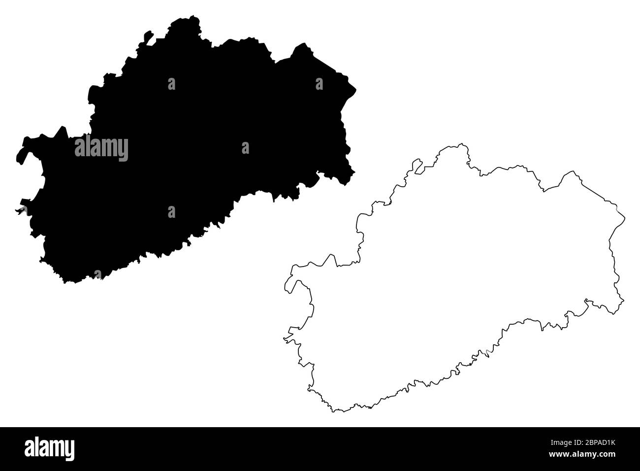 Haute saone map Stock Vector Images - Alamy