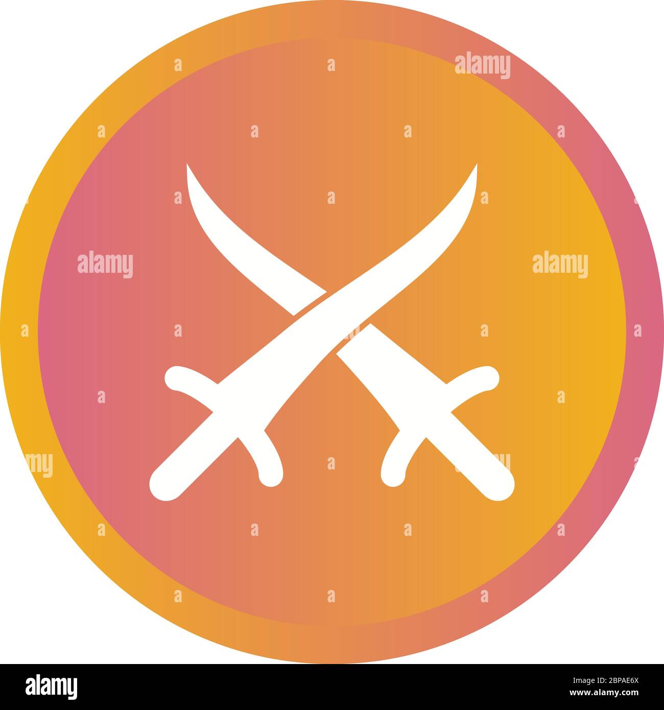 Arab swords Stock Vector Images - Alamy