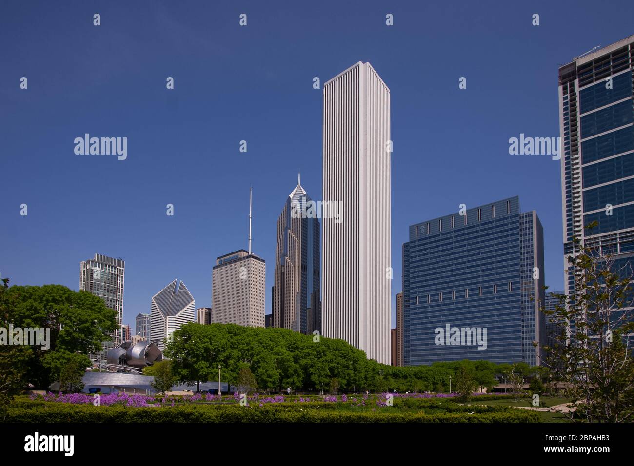 View of the Aon tower, One Prudential Plaza (formerly known as the ...