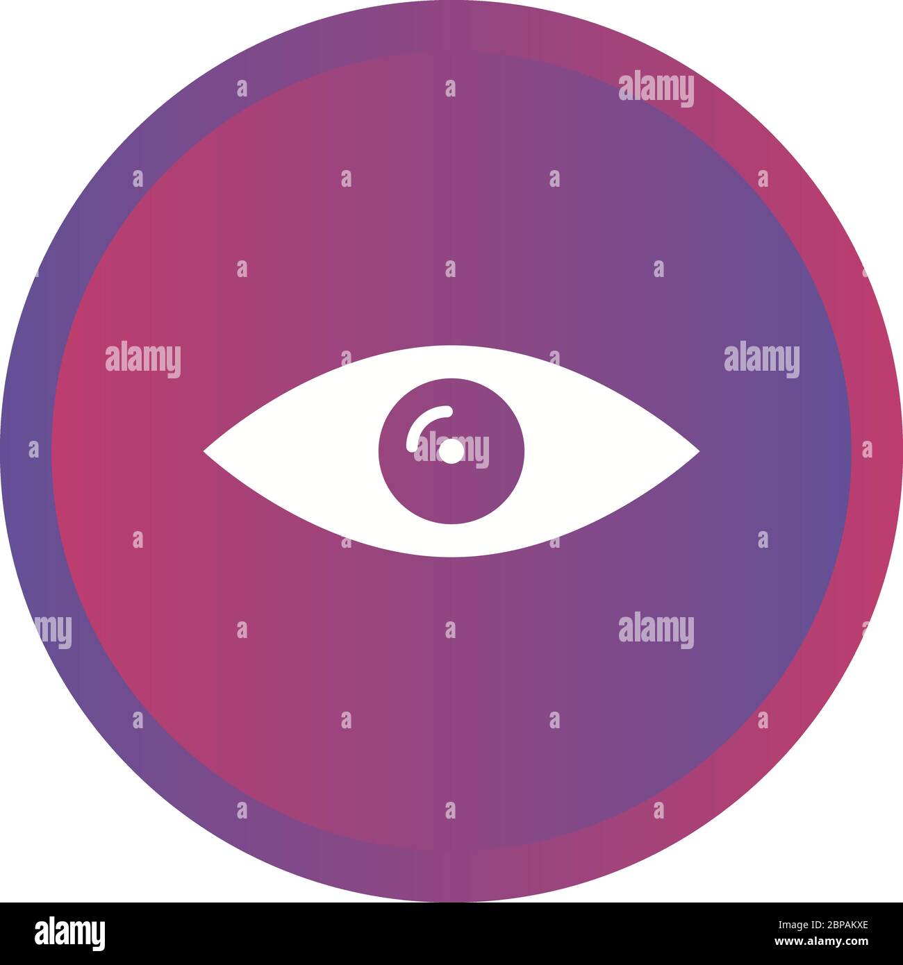 Beautiful Eye Glyph Vector Icon Stock Vector Image & Art - Alamy