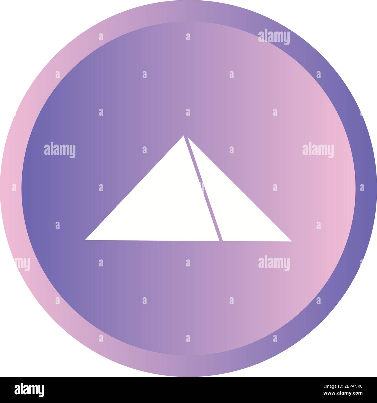 Beautiful pyramid Glyph Vector Icon Stock Vector Image & Art - Alamy