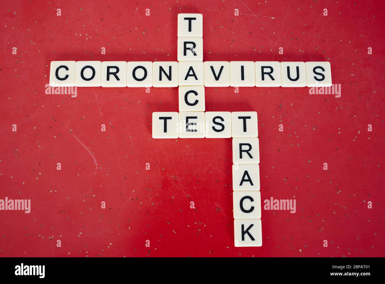 Test Trace TracK combating Covid-19 coronavirus pandemic Stock Photo ...