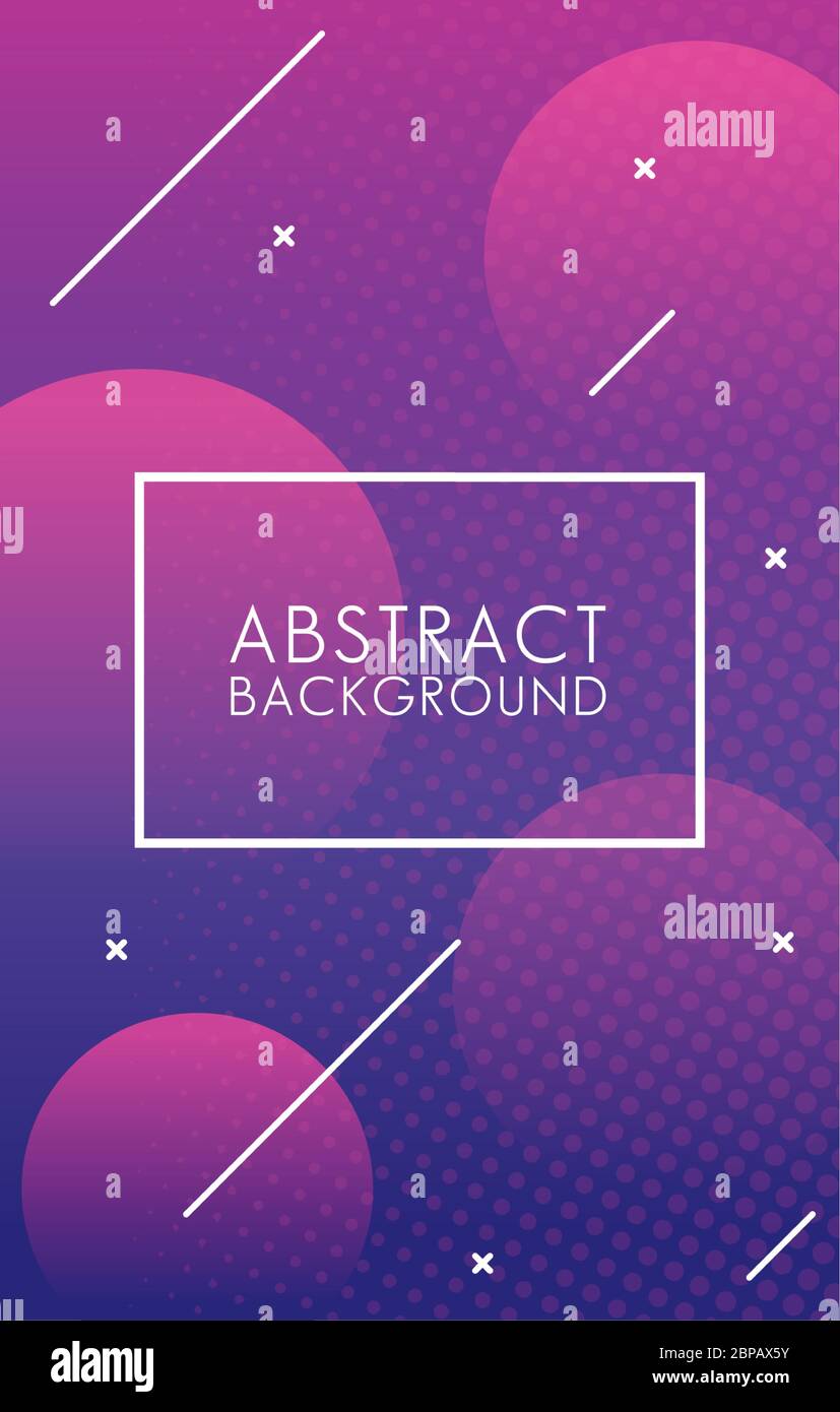 rectangle frame in colorful abstract background Stock Vector Image ...