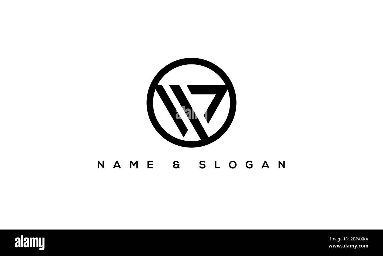 Ww minimal logo Cut Out Stock Images & Pictures - Alamy