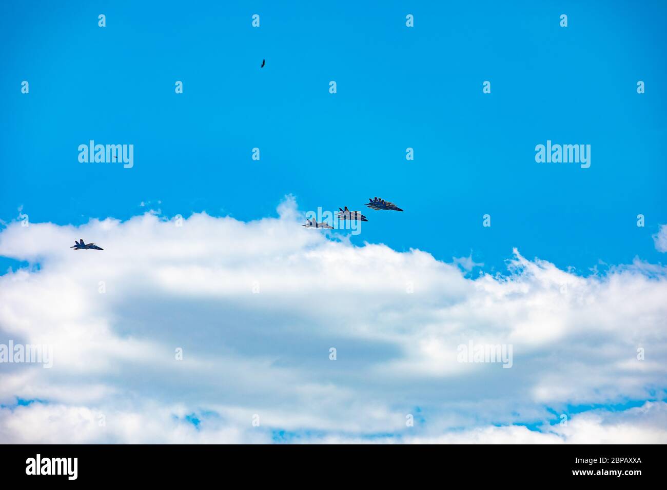 U.S. Navy Blue Angels fly over Chicago to honor healthcare staff ...
