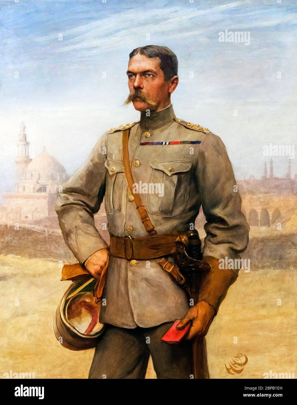 Lord Kitchener by Sir Hubert von Herkomer and Frederick Goodall, oil on ...