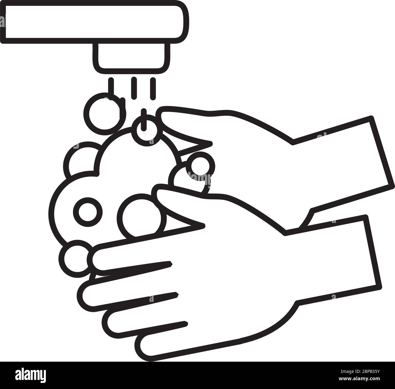 Hand Wash Clipart Black And White