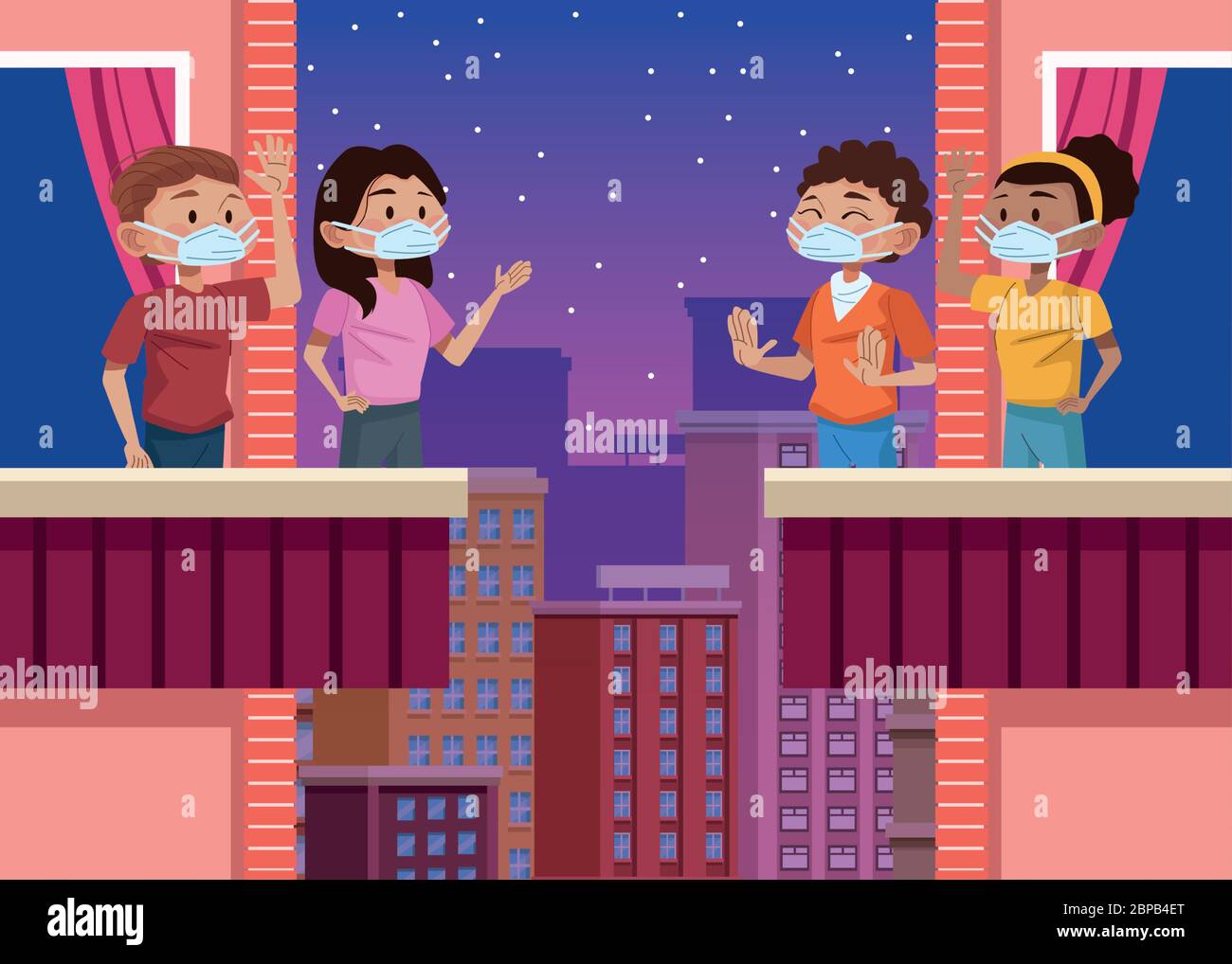 House of the masks Stock Vector Images - Alamy