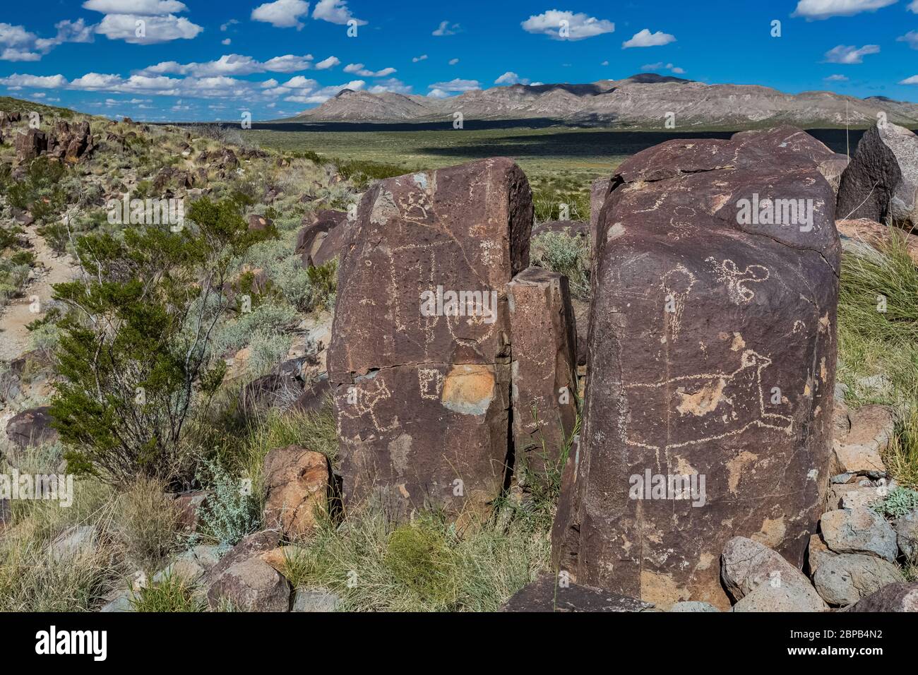 Exquisite example of rock art created long ago by Jornada Mogollon ...