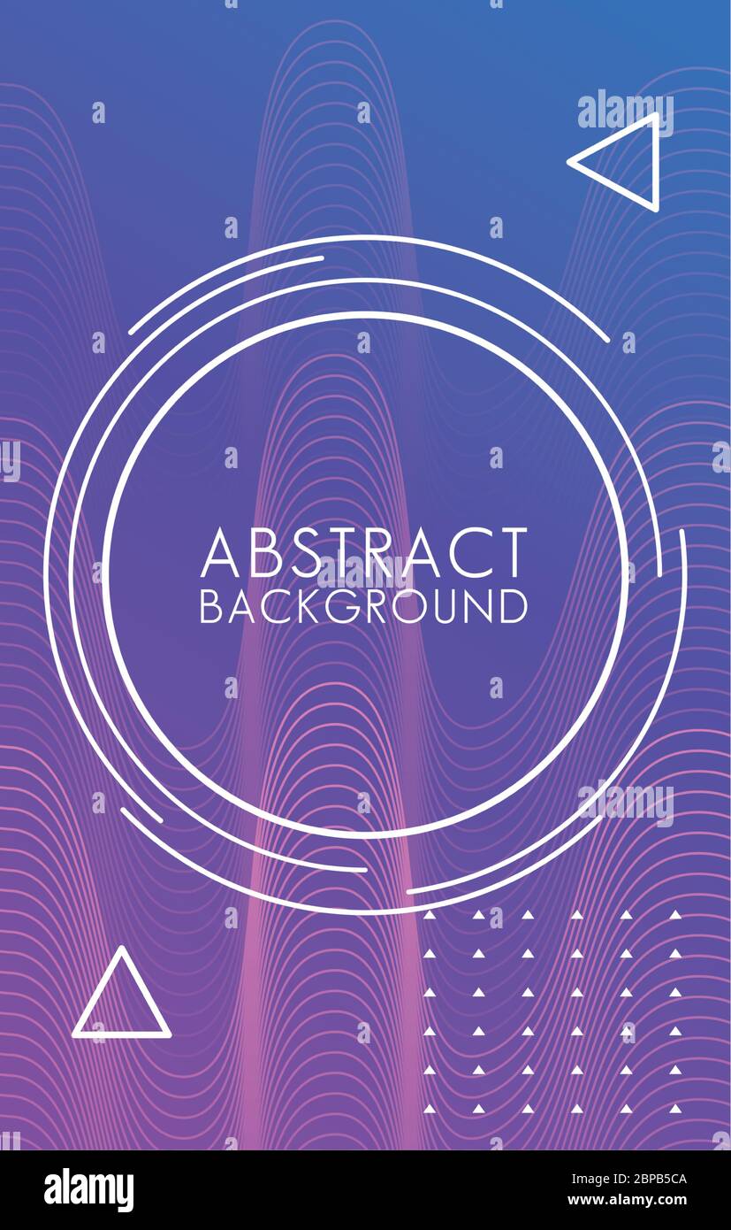 circular frame in colorful abstract background Stock Vector Image & Art ...