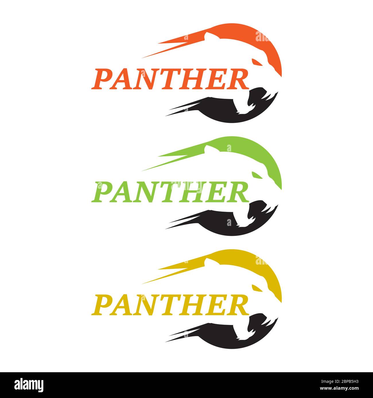 Fearless Panther. Roaring Predator. Roaring Panther. Panther half body ...