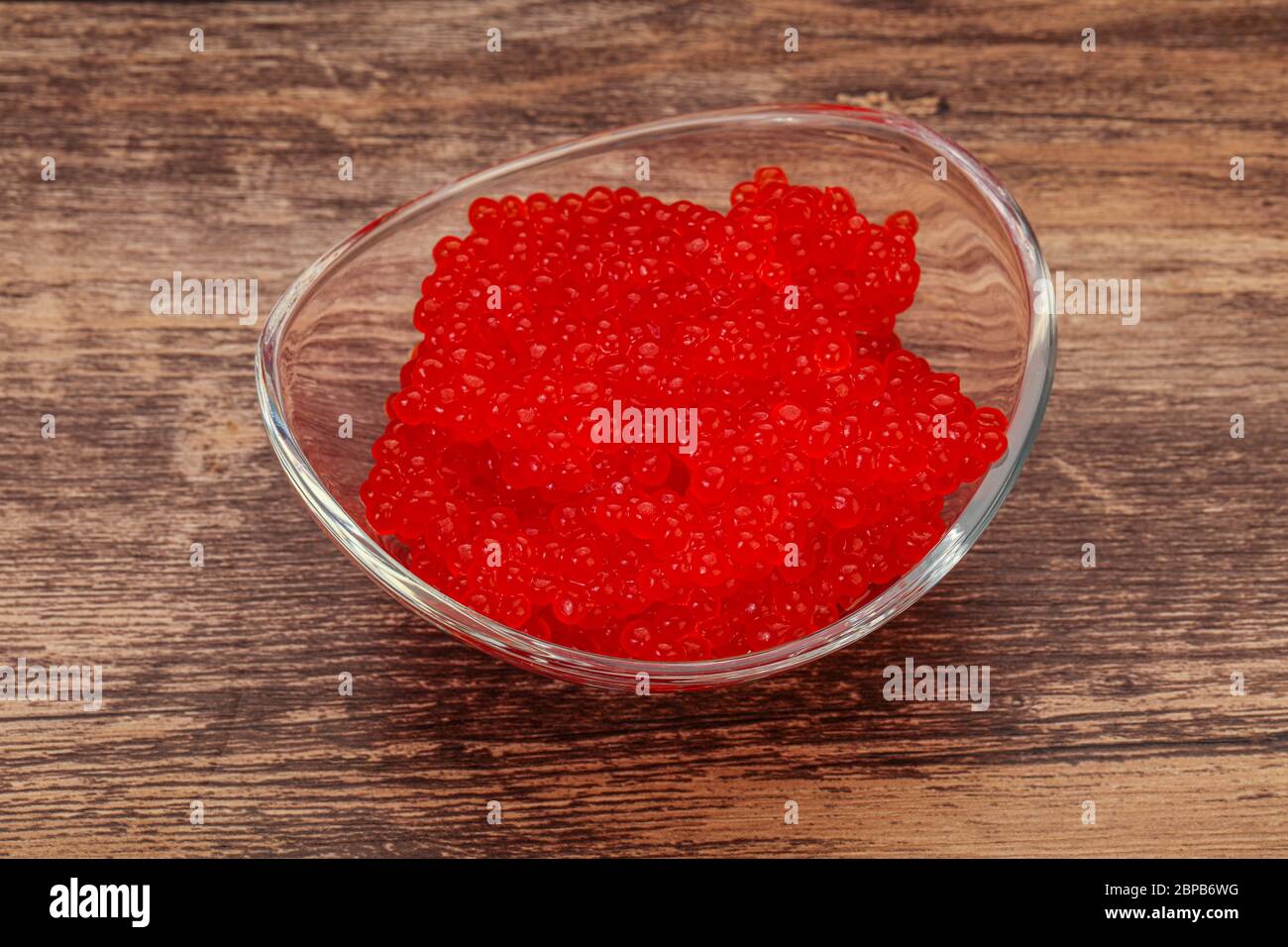 Luxury Red salmon caviar in the bowl Stock Photo - Alamy