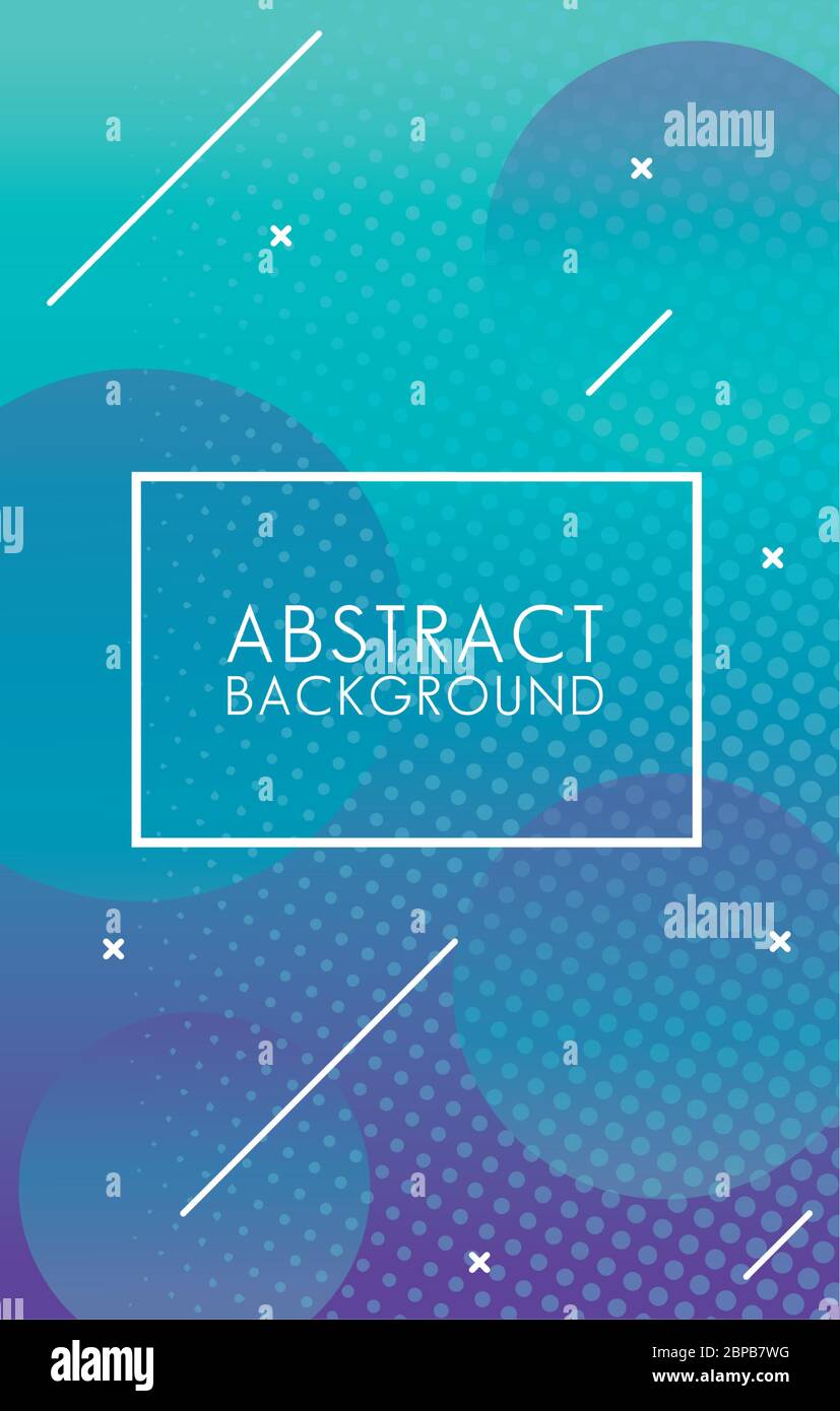 rectangle frame in colorful abstract background Stock Vector Image ...