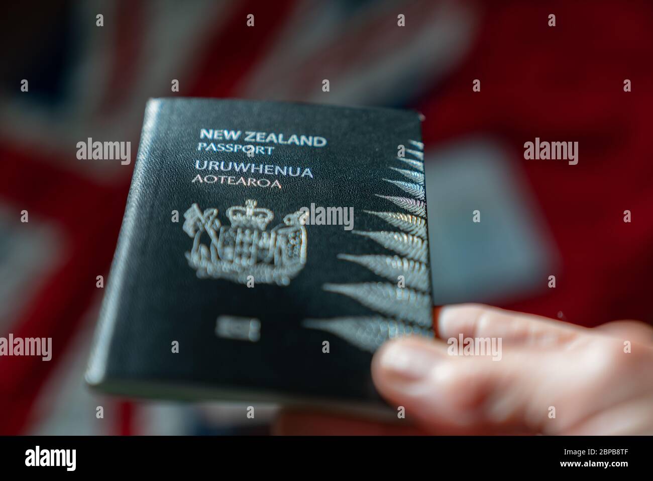 New zealand passport stamp hi-res stock photography and images - Alamy