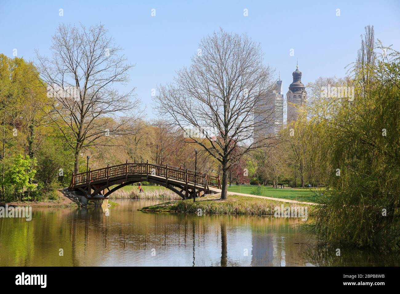 Park in leipzig hi-res stock photography and images - Alamy