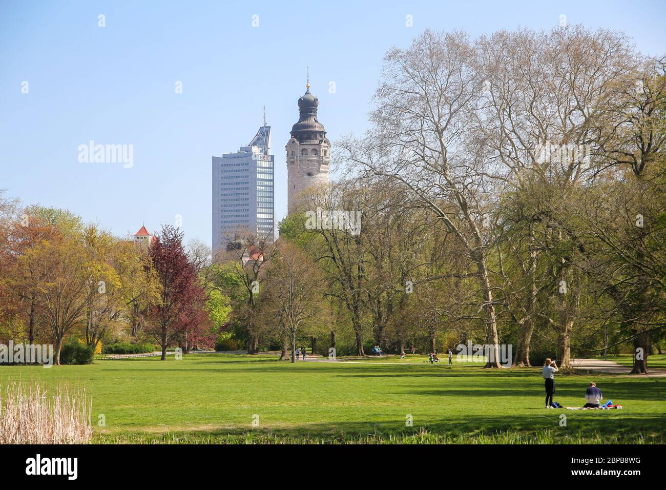 Park in leipzig hi-res stock photography and images - Alamy