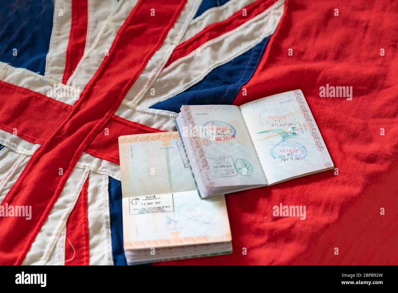 New zealand passport stamp hi-res stock photography and images - Alamy