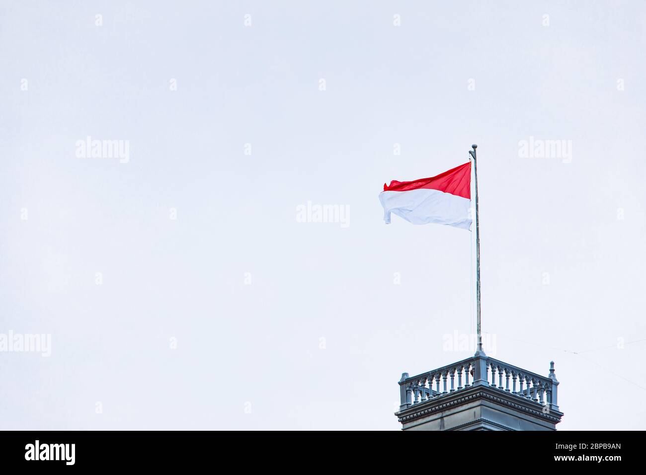 vienna flag at roof of the building Stock Photo - Alamy