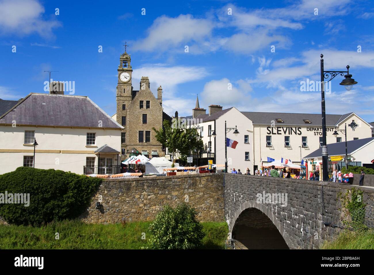 Bridge over the River Erne, Ballyshannon Town, County Donegal, Ireland ...