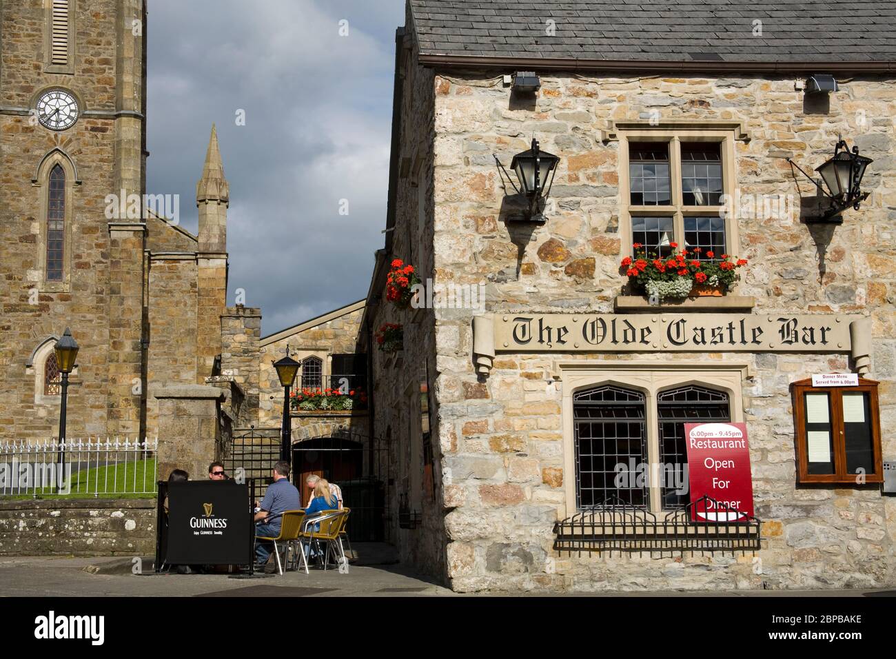 The Olde Castle Bar, Donegal Town, County Donegal, Ireland Stock Photo ...