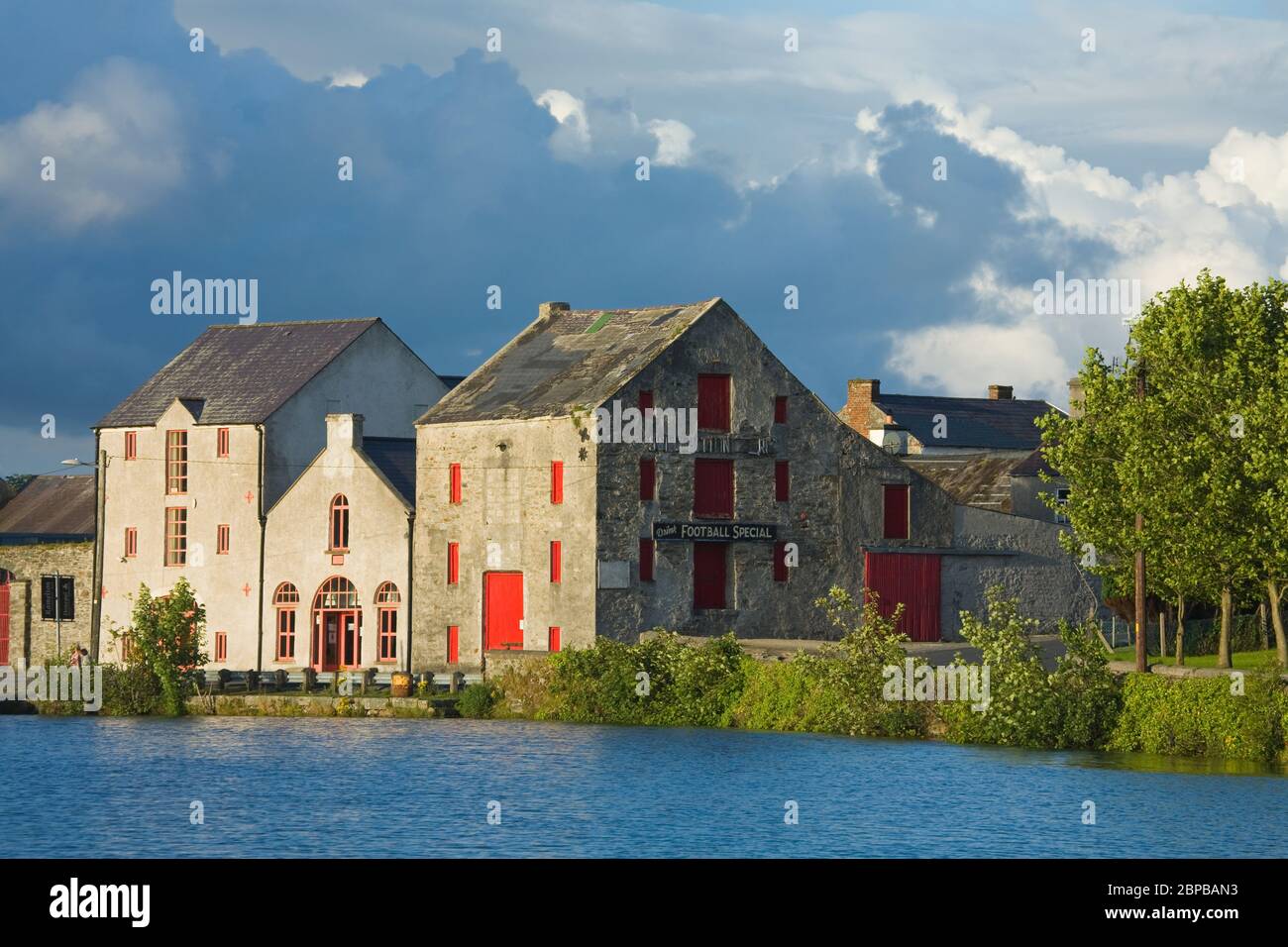 Old warehouses in Ramelton, Fanad Peninsula, County Donegal, Ireland ...