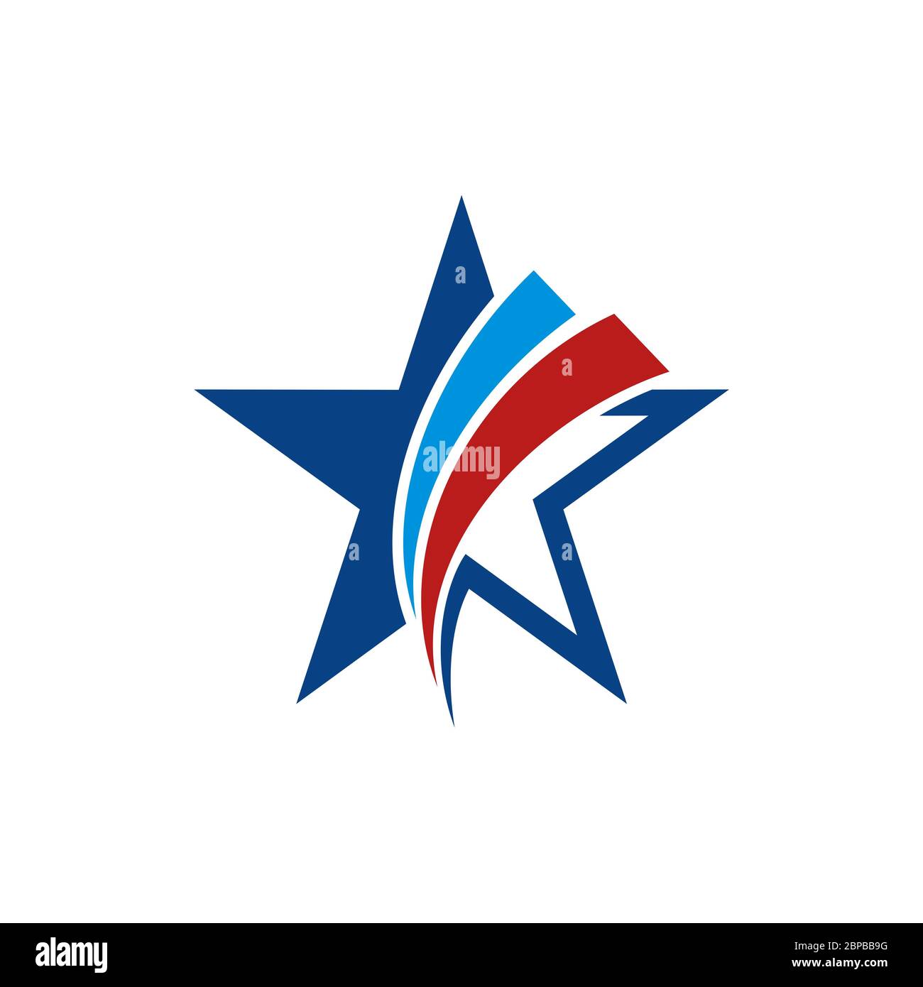 Star Swoosh Logo Template Illustration Design. Vector EPS 10 Stock ...